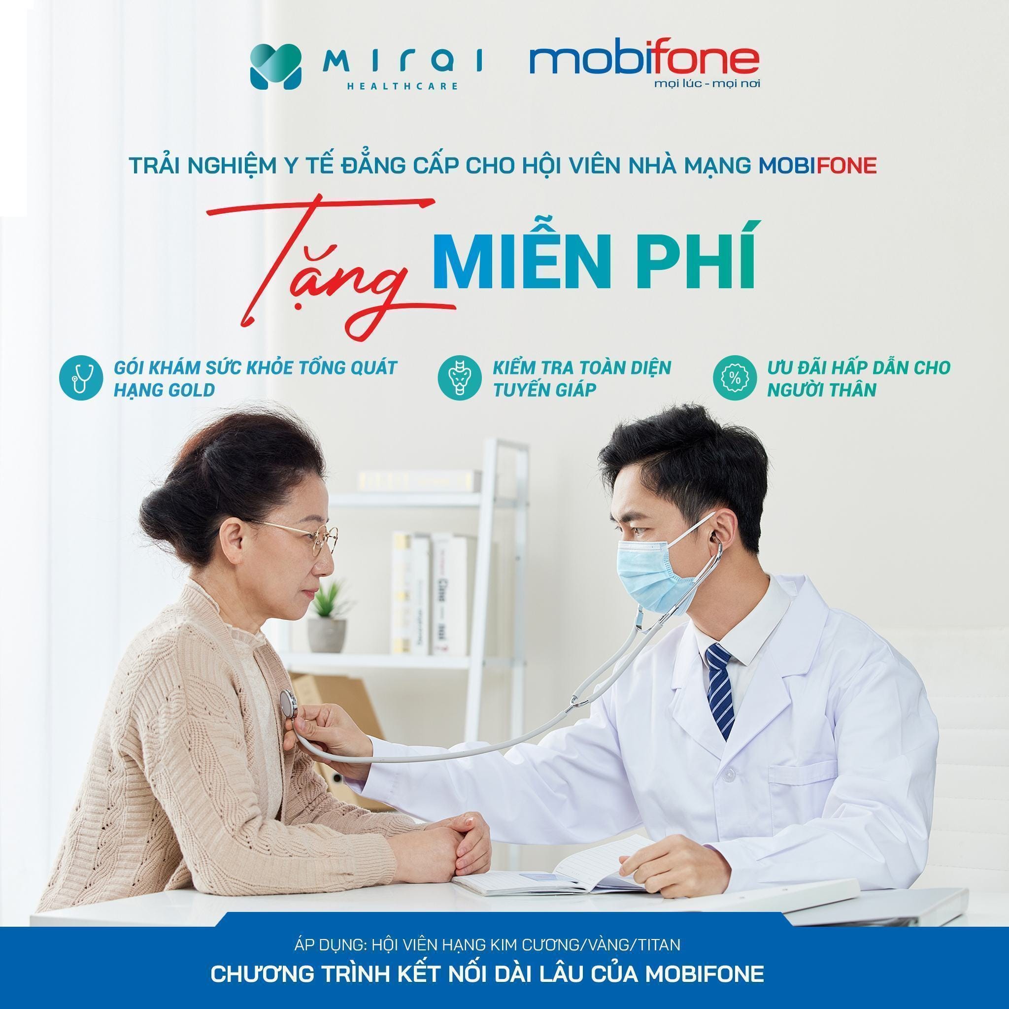 Mirai Healthcare: Trải nghiệm y tế đẳng cấp cho hội viên nhà mạng MobiFone